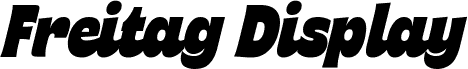 Freitag Display Trial XL Italic font | Fonts2u.com
