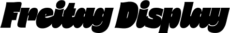 Freitag Display Trial XL font
