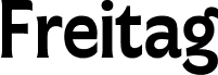 Freitag Trial Bold font