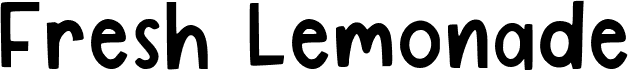 Fresh Lemonade font | Fonts2u.com