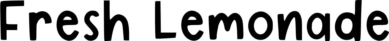 Fresh Lemonade Regular font