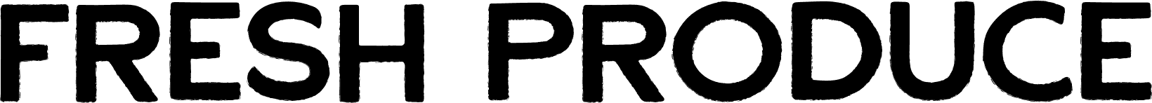 Fresh Produce font | Fonts2u.com