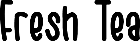 Fresh Tea font