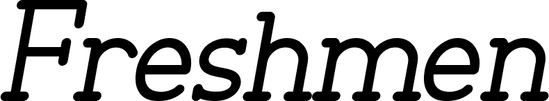 Freshmen Demo Italic font | Fonts2u.com