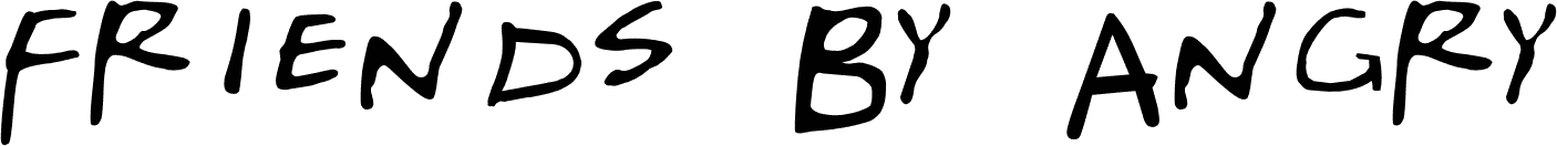 Friends by Angry font | Fonts2u.com