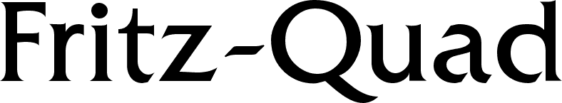 Fritz-Quad font | Fonts2u.com