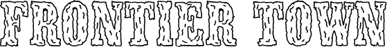 Frontier Town font | Fonts2u.com