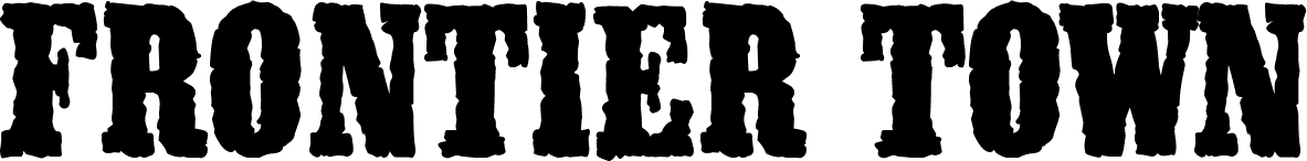 Frontier Town font | Fonts2u.com