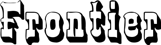 Frontier font