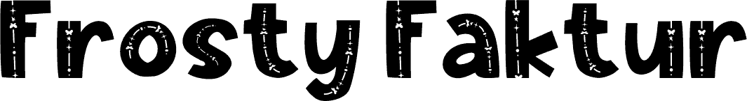 Frosty Faktur Deco 2 font | Fonts2u.com