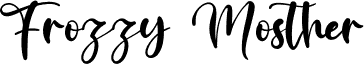 Frozzy Mosther Italic font | Fonts2u.com