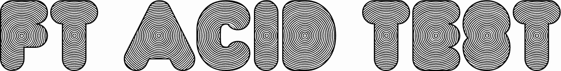 FT AcidTest regressive font | Fonts2u.com