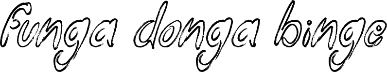 Funga Donga Binge font | Fonts2u.com