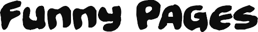 Funny Pages font