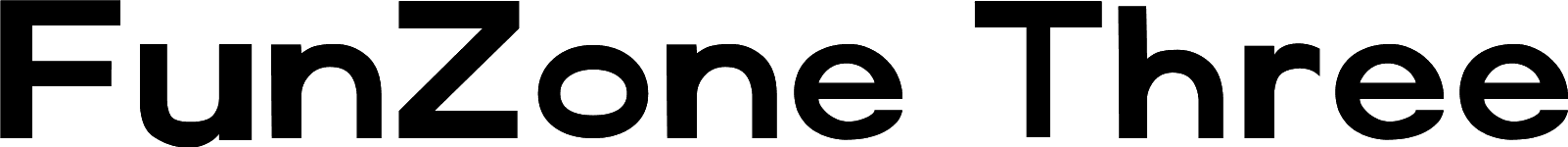 FunZone Three Regular font | Fonts2u.com