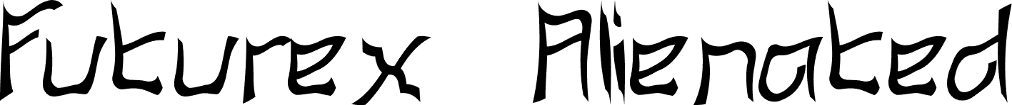 Futurex Alienated font | Fonts2u.com