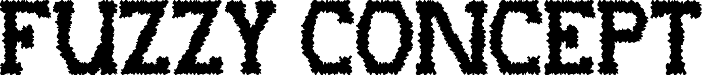 Fuzzy Concept Regular font | Fonts2u.com