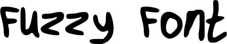 Fuzzy_Font fuente | Fonts2u.com