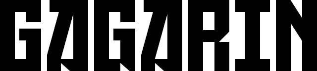 Gagarin font | Fonts2u.com