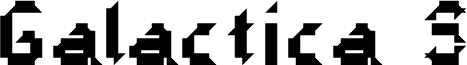 Galactica S Big Stripes font | Fonts2u.com