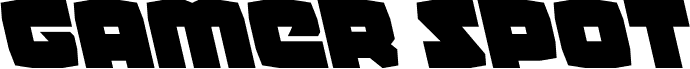 Gamer Spot 3D font