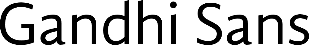 GandhiSans-Regular font