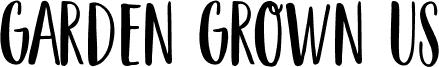 Garden Grown US B font | Fonts2u.com