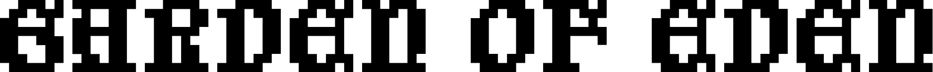 Garden_of_Eden Cellular font | Fonts2u.com