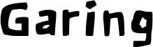 Garing Outline Regular font