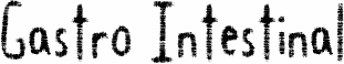 Gastro Intestinal Confluent font | Fonts2u.com