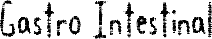 Gastro Intestinal font | Fonts2u.com