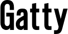 Gatty Extra Bold 字体 | Fonts2u.com