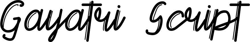 Gayatri Script font | Fonts2u.com
