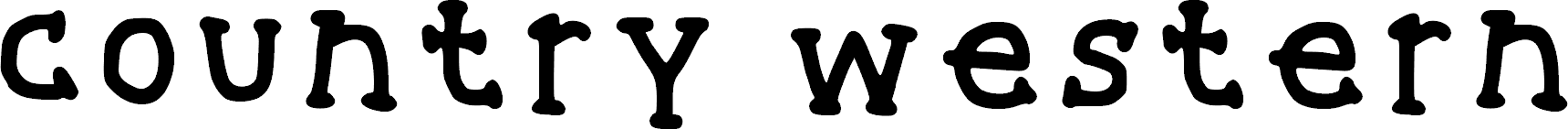 Gb Country Western Regular font | Fonts2u.com