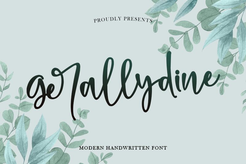 Gerallydine font | Fonts2u.com