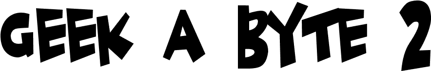Geek a byte 2 font