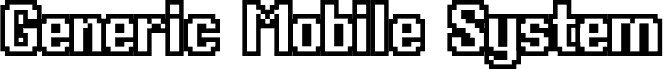 Generic Mobile System Nuevo font | Fonts2u.com