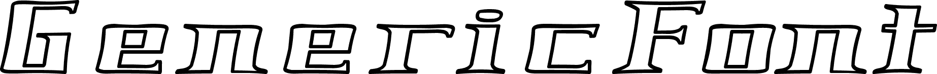 GenericFont font | Fonts2u.com