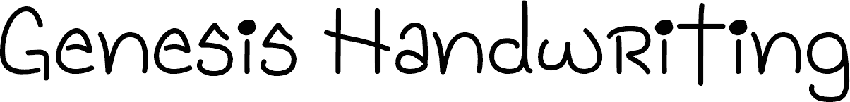 Genesis Handwriting font | Fonts2u.com