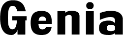 Genia personal use Extra Bold font