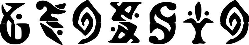 Genshin Impact Font Regular font | Fonts2u.com