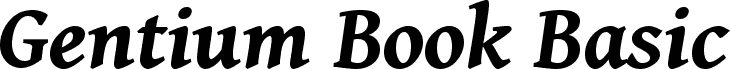 Gentium Book Basic 字体 | Fonts2u.com
