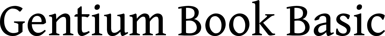 Gentium Book Basic font