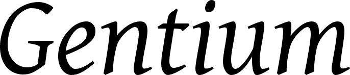 Gentium Italic font | Fonts2u.com