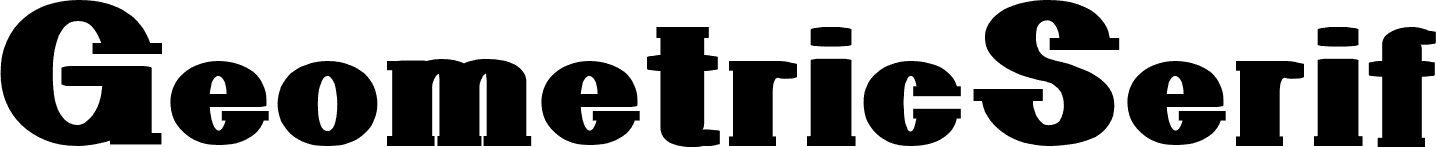 GeometricSerif font | Fonts2u.com