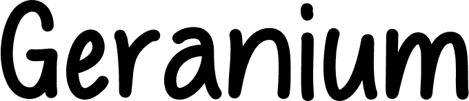 Geranium font | Fonts2u.com
