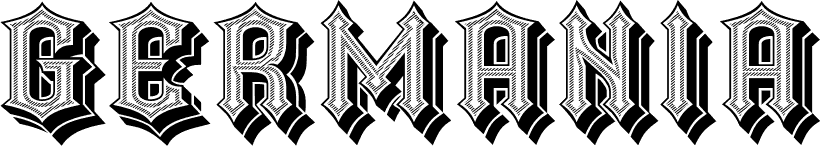 Germania Regular font