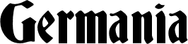 Germania Shadow font