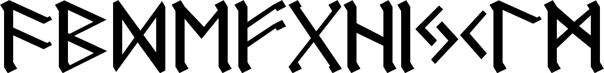 Germanic Runes font