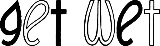GeT wEt font | Fonts2u.com
